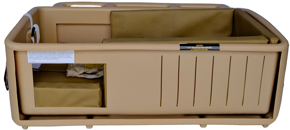 The Hope Car Bed for Hip Cast l Merritt Manufacturing Safety Solutions